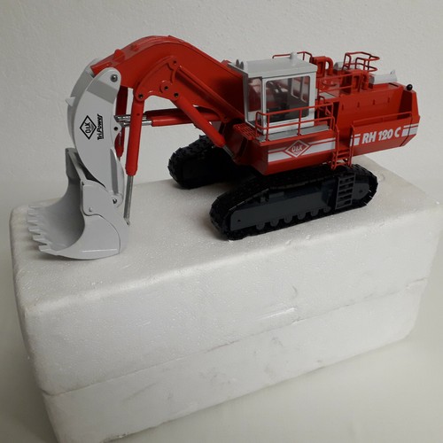 O&K RH120C Hochlöffelbagger von CONRAD 1:50 mit Styroporverpackung ...