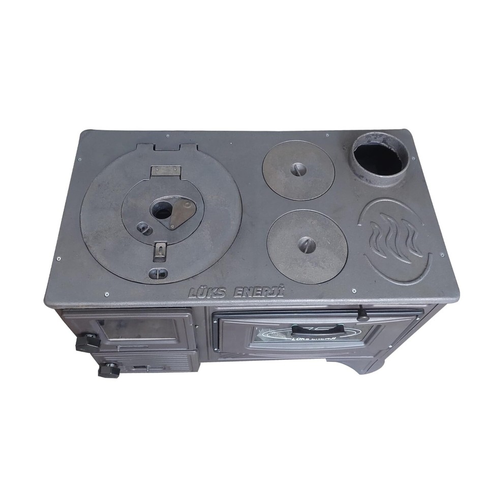 Cast Iron Stove with Oven, Durable Wood Stove Baking Oven, Stove by ...