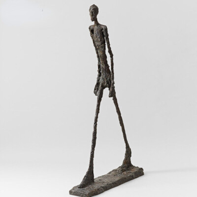Bronze Walking Man Statue Sculpture by Giacometti Vintage Art Bronze ...