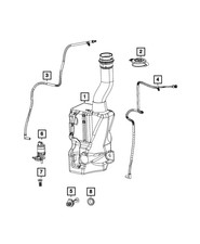 Genuine Mopar Windshield Washer Reservoir 68595933AA for sale online | eBay
