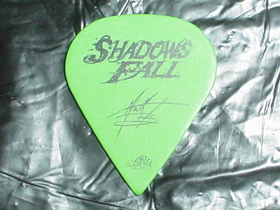 SHADOWS FALL Logo & Matt Signature 2007 THREADS Tour Concert Bass ...