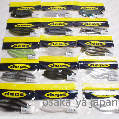 Deps Sakamata Shad 5 inch Soft Plastic Fluke Jerkbait(Choose Colors) IN ...