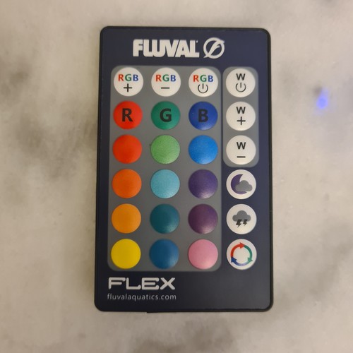New Fluval Flex Remote LED Aquariums Nano Tank/Stand White 57L Bowfront ...