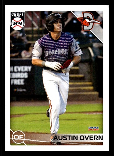 Austin Overn 2024 Choice Delmarva Shorebirds #P2 Promo Delmarva ...