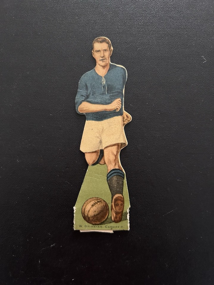 THOMSON (DC)-FOOTBALLERS 1924 (SHAPED)- CARDIFF - Grimshaw | eBay UK