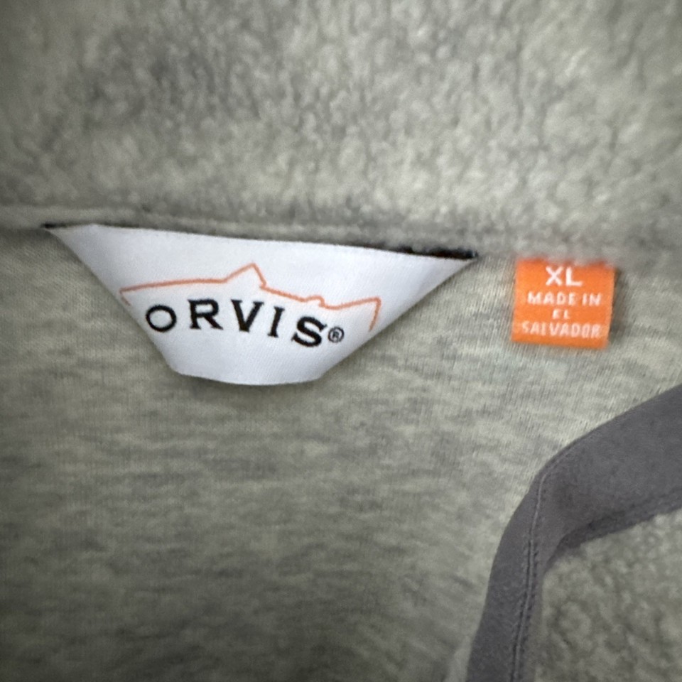 Orvis Fleece Vest Men's Full Zip Size XL | eBay