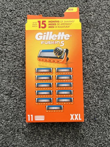 Gillette gilette gillete Fusion5 Razor Blades, 11 pack Refills Genuine ...
