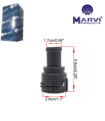 3B0122291B Quick Connector Cooling Coolant Hose. Coupling. Connector | eBay