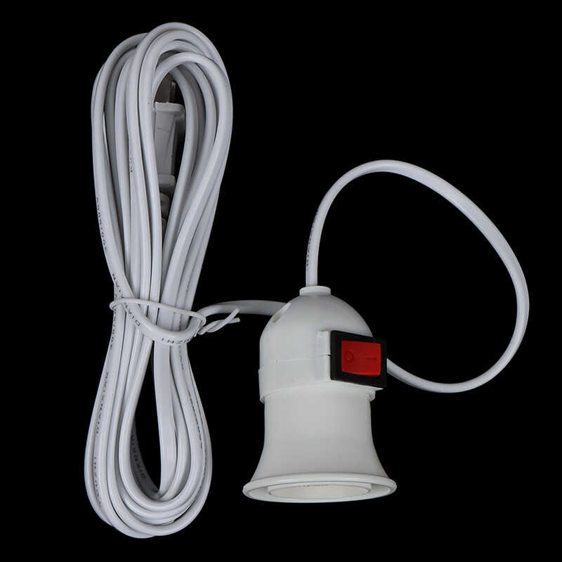 2.5M 4M E27 Lamp Base Holder US Hanging Light Bulb Socket' Cord With ...