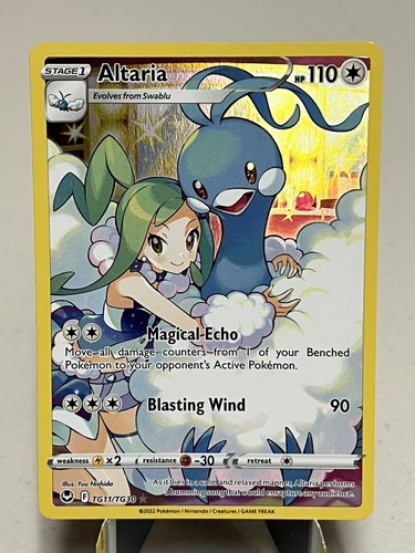 Altaria TG11/TG30 Full Art Card NM/M Silver Tempest Pokemon TCG 2022 ...