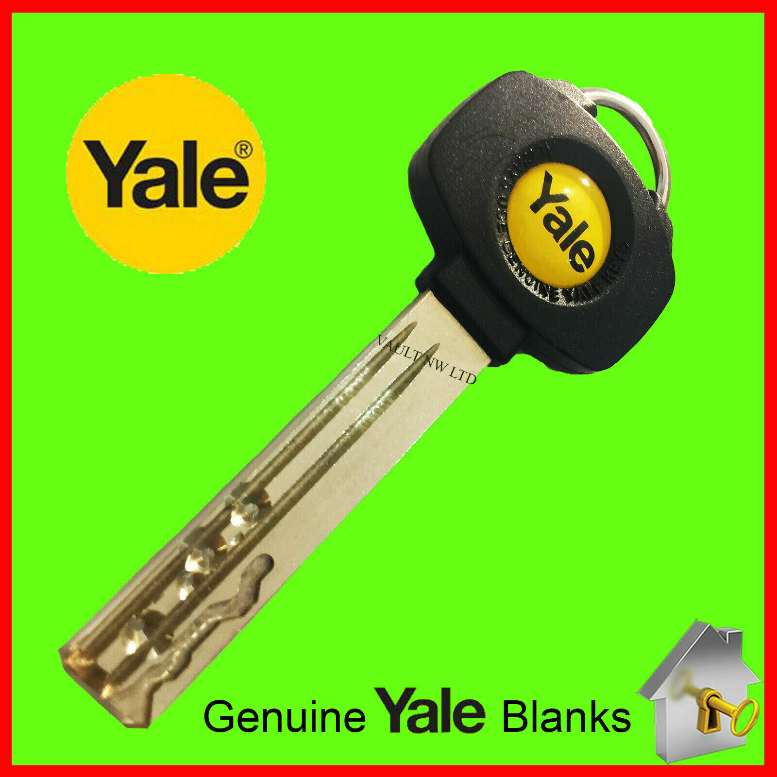 Yale Key Platinum 3 Star Black & Yellow Key Cutting Genuine High ...