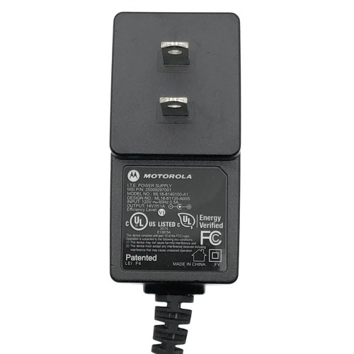 Genuine Motorola ML18-8140100-A1 AC Power Supply Wall Adapter 14V 1.0A ...