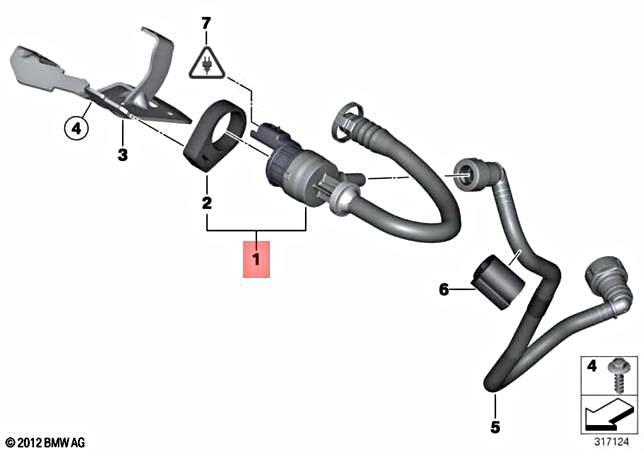 Genuine MINI R55 R56 R57 Fuel Tank Breather Valve OEM 13537543285 | eBay
