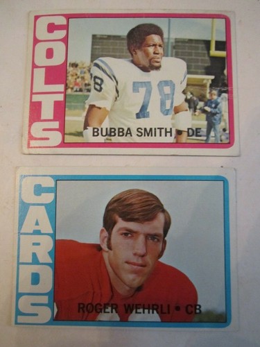 LOT OF 8 (1972) TOPPS NFL FOOTBALL CARDS - OFC-5 | eBay