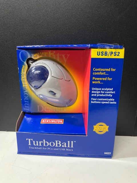 Kensington Turbo Ball Trackball 64227 TurboBall for sale online | eBay