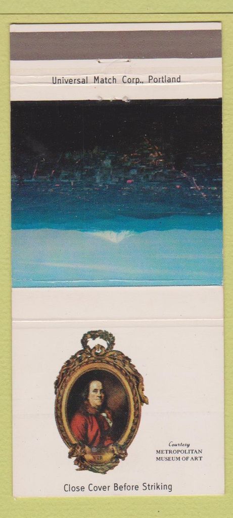 Matchbook Cover - Benjamin Franklin Savings and Loan Portland OR 30 ...