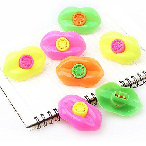 Lip Whistles Amy&Benton 48PCS Plastic Lip Whistle Toy Party Favors for ...