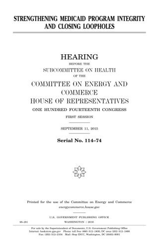 Strengthening Medicaid program integrity and closing loopholes ...