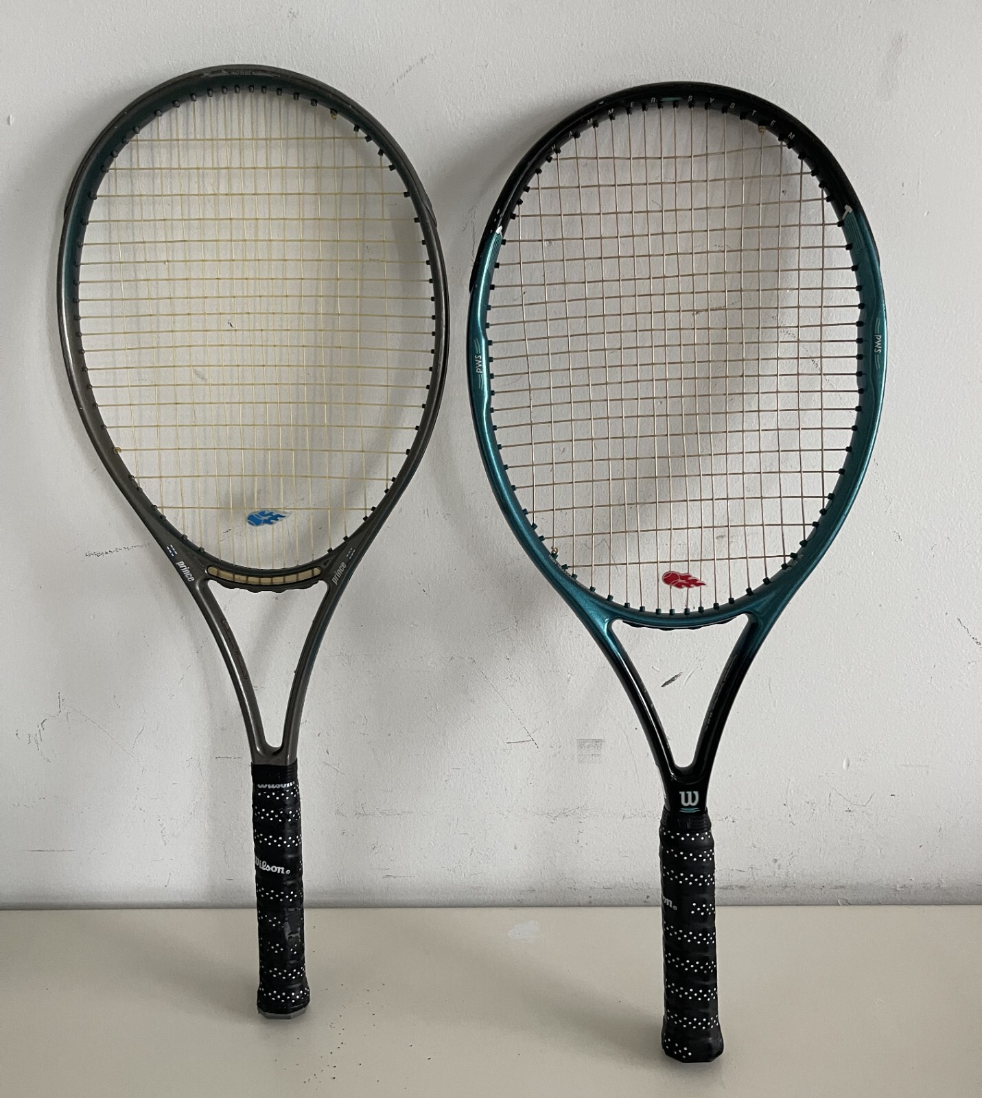 Lot WILSON HAMMER SYSTEM 5.0 Dual TENNIS RACQUET PWS CTS Synergy DB 26 ...