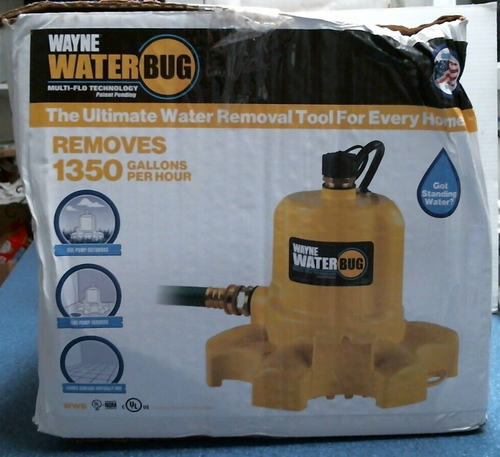 Wayne Water Bug Submersible Utility Pump W/Multi-Flo Technology (57731 ...
