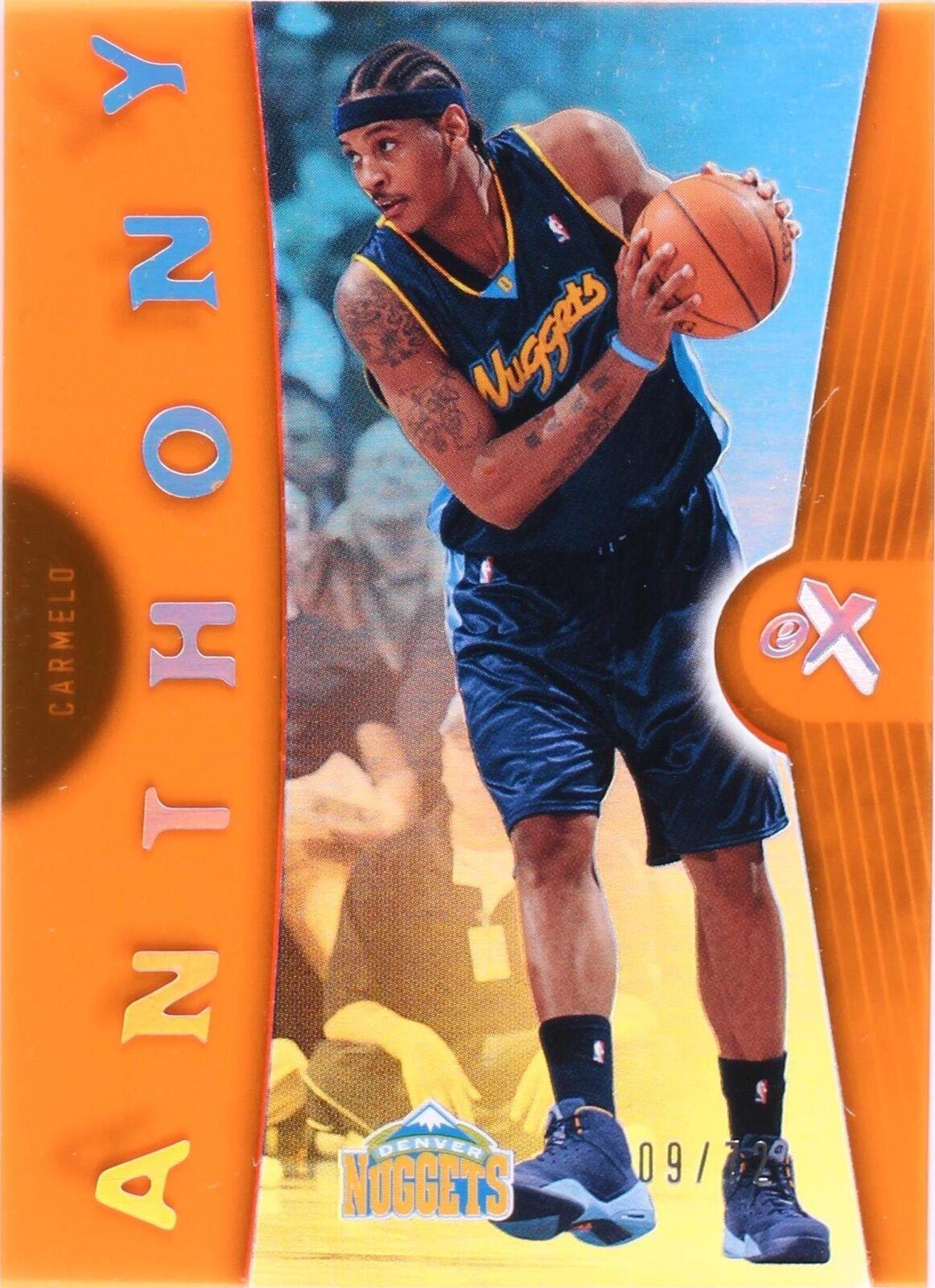 2006-07 Fleer EX - Carmelo Anthony #9 Essential Credentials Future /72 ...