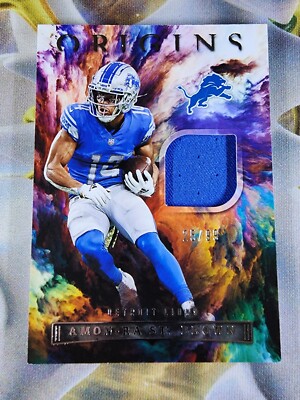 2022 PANINI ORIGINS AMON-RA ST. BROWN PATCH /99 DETROIT LIONS SP | eBay