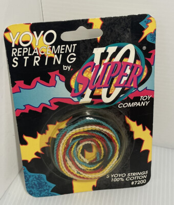 New in package vintage yoyo yo-yo replacement strings multi colored | eBay