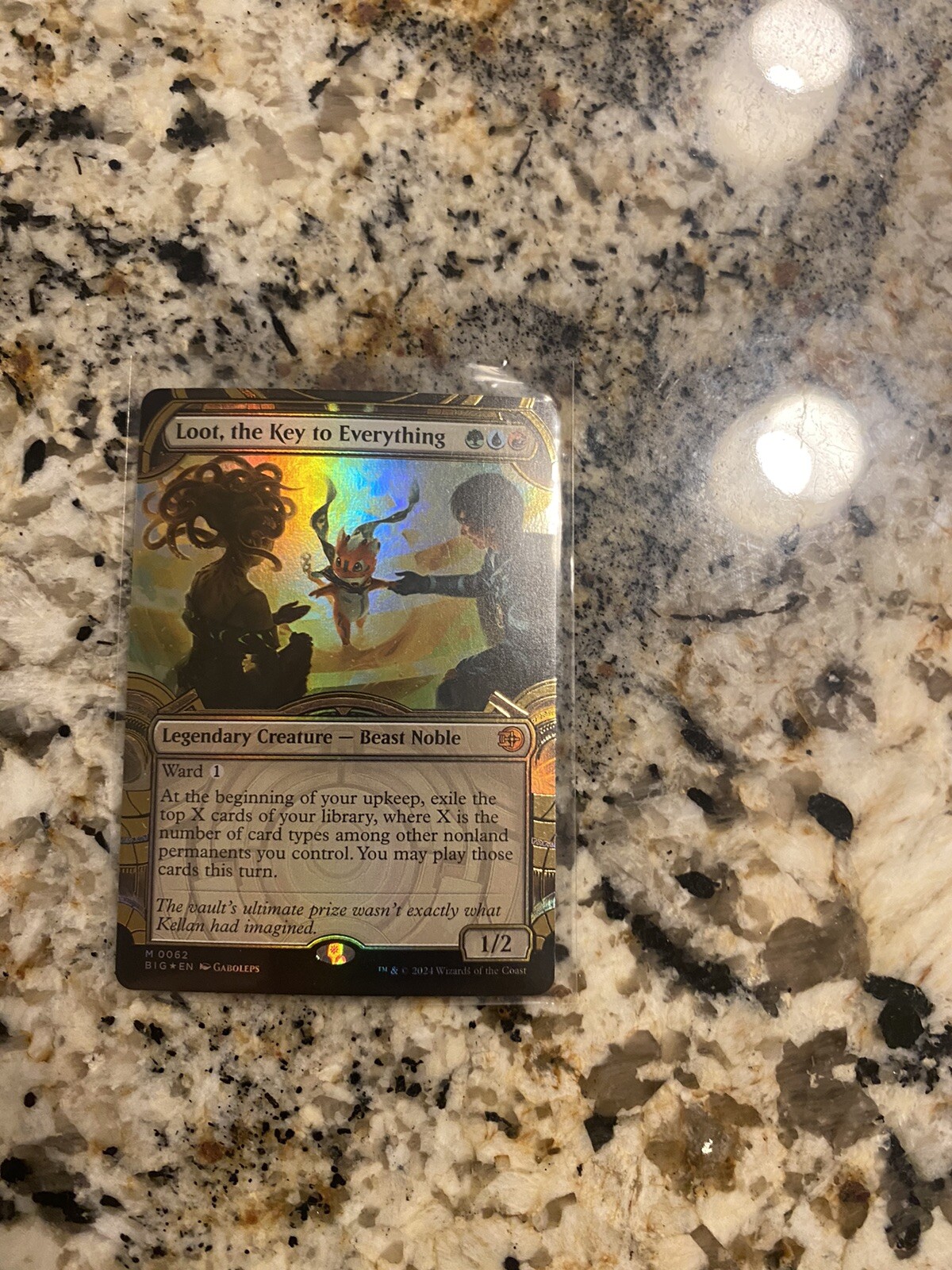 Loot, The Key To everything NM OTJ MTG Showcase Raised Foil | eBay