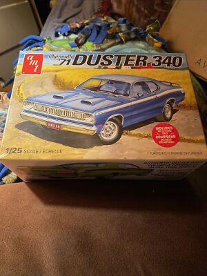 AMT 1971 Plymouth Duster 340 1:25 Scale Model Car Kit New 1118. Brand ...