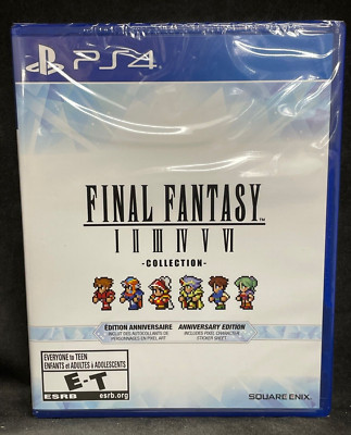 Square Enix Final Fantasy I-VI Pixel Remaster Anniversary Edition | PS4 ...