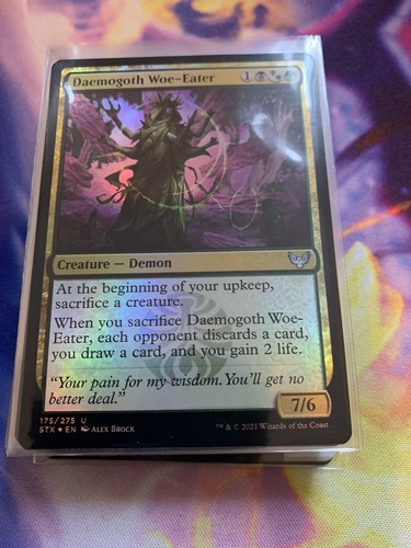 Mtg Singles - Daemogoth Woe-Eater - Strixhaven: School of Mages - Foil ...