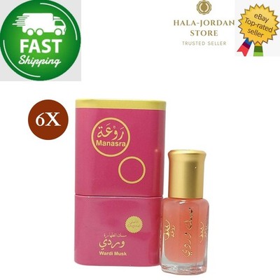 6 Pack X Musk Wardi Rawaa Thick Perfume Oil High Quality ⭐FAST SHIPPING ...