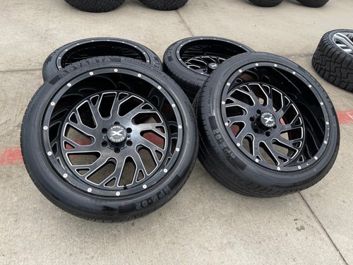 22x12 22" Xtreme Force XF-8 Ford F-150 rims wheels tires Expedition ...