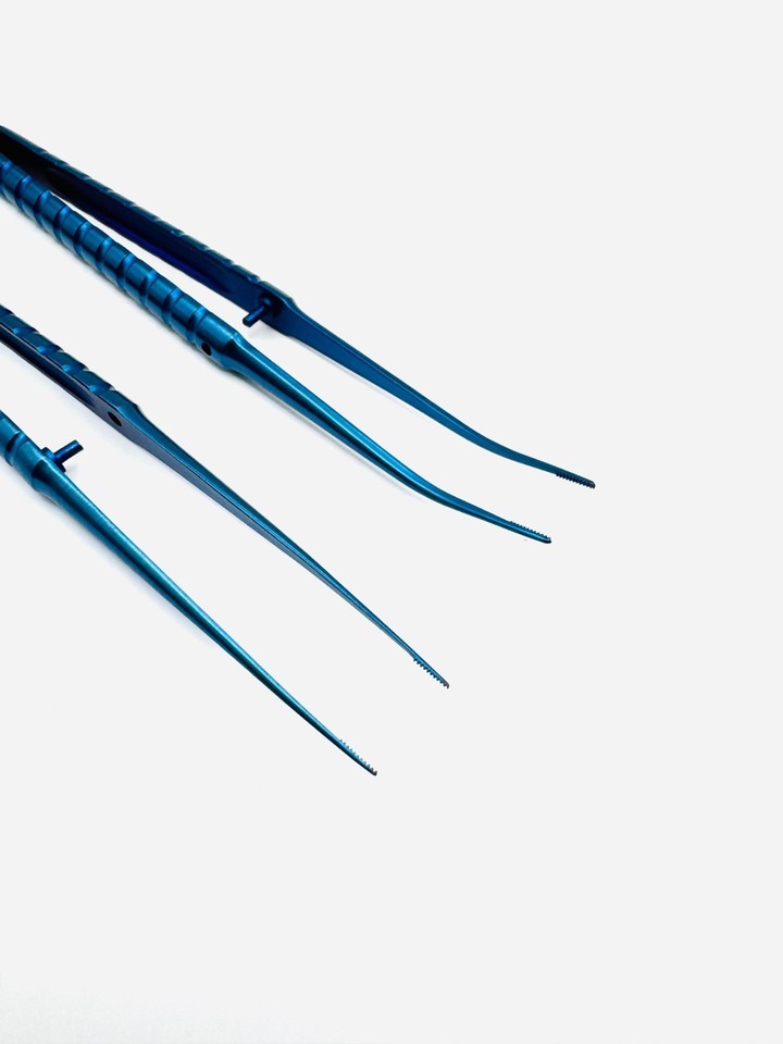Cooley Micro Tissue Pliers Forceps, Multiple Teeth, STR & CVD 18cm ...