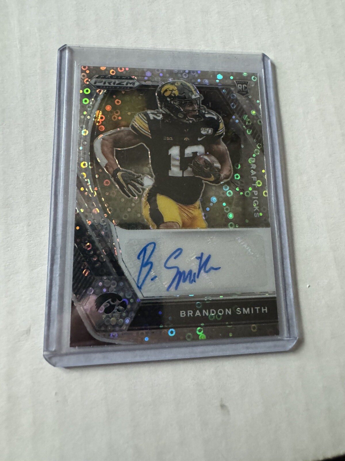 2021 Panini Prizm Draft Picks Auto Disco #DPA-BRS BRANDON SMITH RC ...