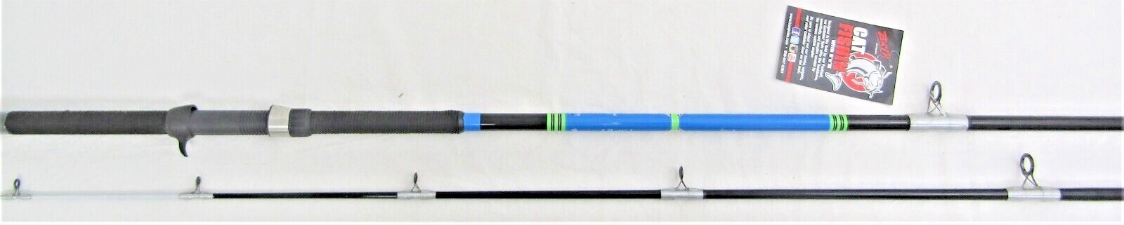 BnM THE ORIGINAL SILVER CAT BLUE CASTING ROD 8' SCAT80C | eBay