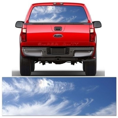 Sky Rear Window Truck Tint Metro Auto Graphics Fits Ford Chevrolet ...
