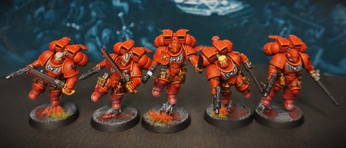 Blood Angels Jump Pack Intercessors painted Warhammer 40k Primaris ...