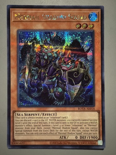 YUGIOH MERMAIL SHADOW SQUAD ASIA ENGLISH EDITION ROTA-AE018 SECRET RARE ...