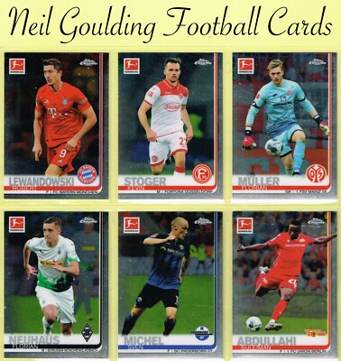 Topps German Bundesliga 2019-20 ☆ CHROME ☆ Football Cards #1 to #90 | eBay
