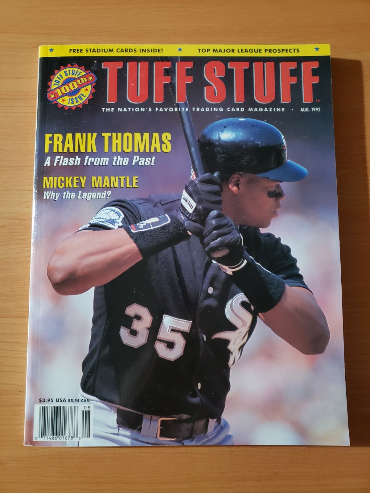 Tuff Stuff Magazine 100th Issue + Cards Insert ~ NM ~ 1992 Trading ...