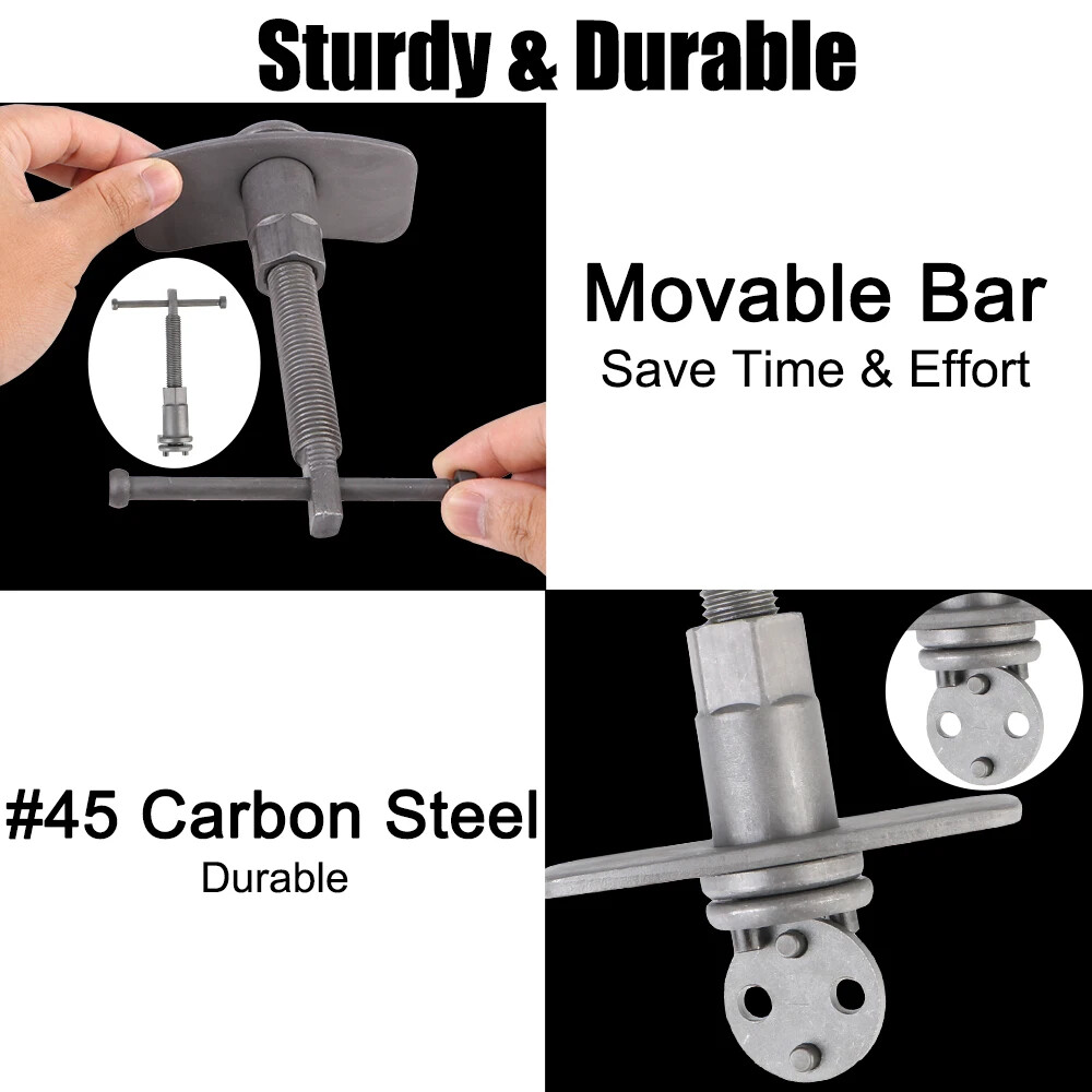 Car Disc Brake Caliper Rewind Back Brake Piston Compressor Tool Kit Set ...