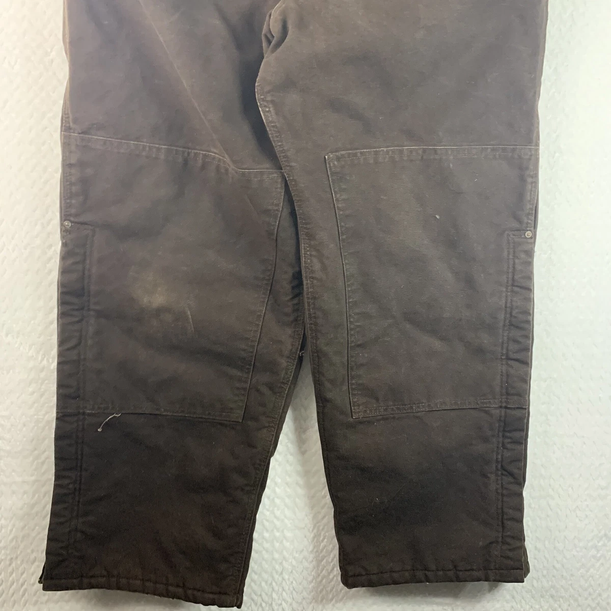 Carhartt R27 BLK Men's 50 X 28 Double Knee Depop