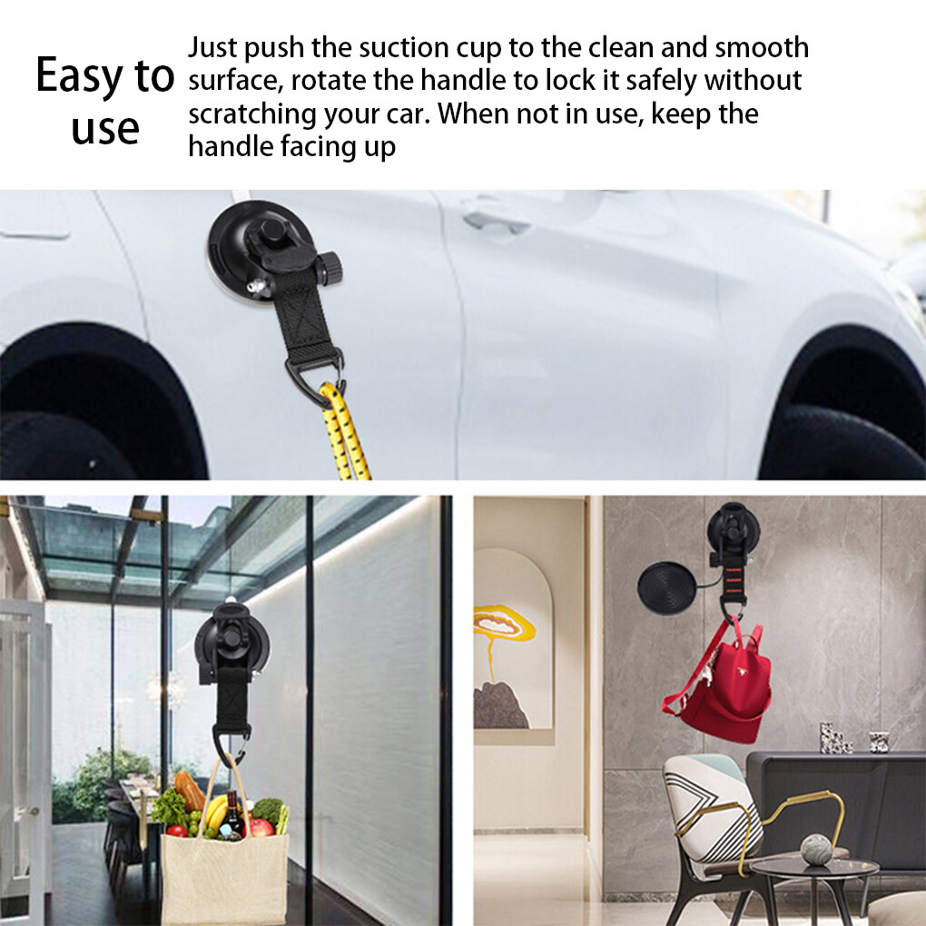 Car Vacuum Sucker Hanger Strong Force Suction Cup Hook Water Bottle ...