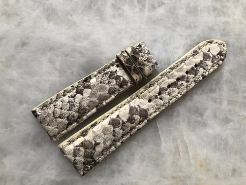 22mm/18mm Python Print Leather Watch Strap Band | eBay