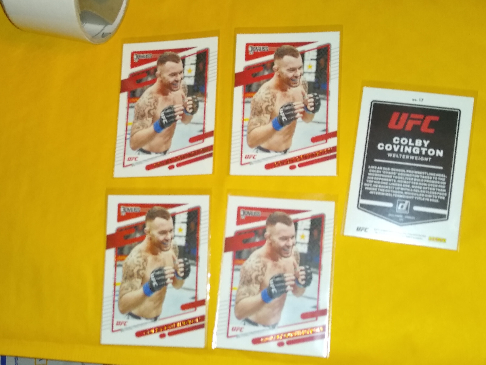 5 card lot of 2022 Donruss UFC #17 Colby Covington | eBay