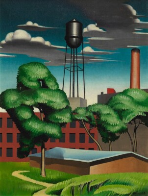 Charles Goeller : Factory : 1938 : Archival Quality Art Print | eBay
