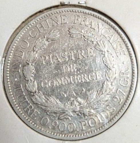 French Indochina 1 Piastre Silver Coin (1906) Coin | eBay