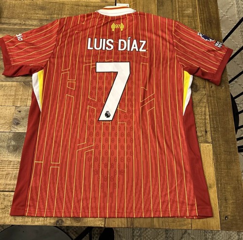 Brand New Nike Liverpool FC 24/25 Home Luis Diaz Jersey (PL Patch ...