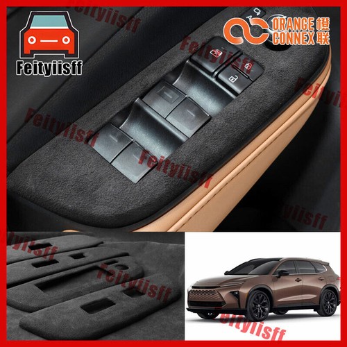 Fit Toyota Crown Signia 2025-2026 Suede Window Lift Panel Switch Cover ...